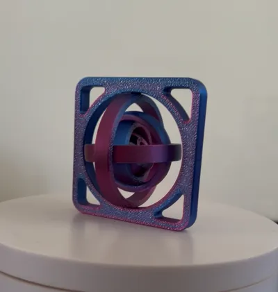 Infinity Gyro Spinning Circle - Print in place by Eternity Labs ...