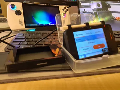 Xtouch desk stand with pen holder Remixed by Yasoos - MakerWorld