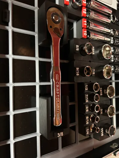 Gridfinity Universal Ratchet Tray - 3/8 Inch by snjames316 MakerWorld ...