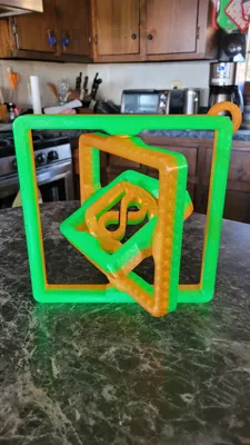 Impossible Square Infinity Spinner Fidget by Eternity Labs - MakerWorld