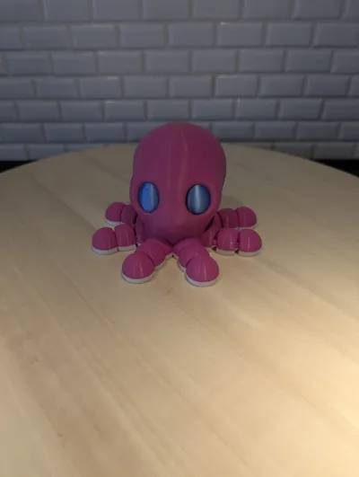 Flexi Baby Octopus - Print in place No Supports by 3DeepDesigns ...