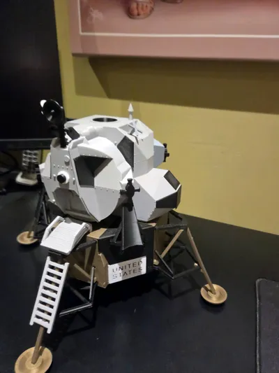 Lunar Lander Kit (No Support, No AMS, No Glue) - Free 3D Print Model ...