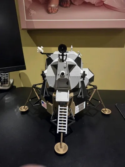 Lunar Lander Kit (No Support, No AMS, No Glue) - Free 3D Print Model ...