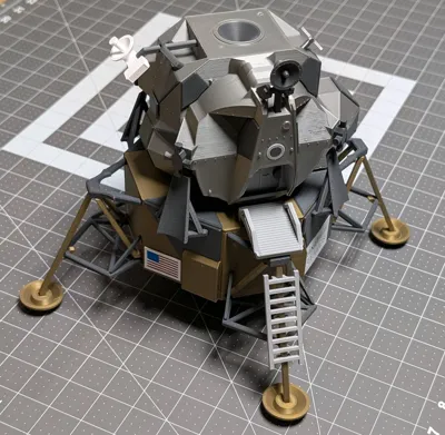 Lunar Lander Kit (No Support, No AMS, No Glue) by The Kit Kiln ...