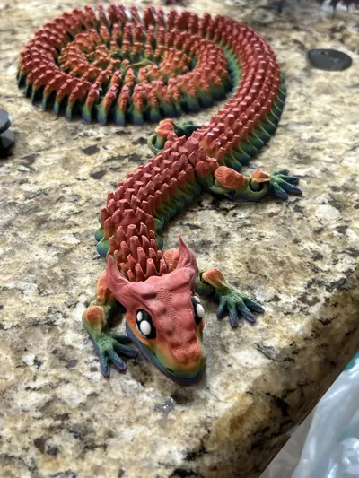 Glorious Baby Dragon - Extra Long version by EndK7Designs MakerWorld ...