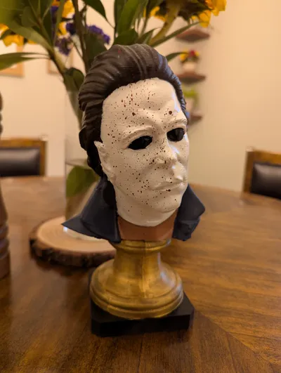 Michael Myers Bust Statue by Drk_Current MakerWorld: Download Free 3D ...