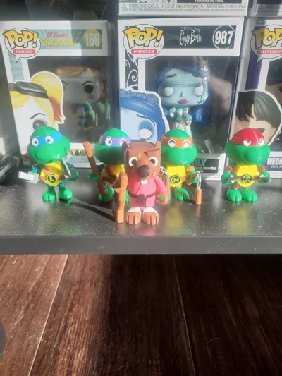 TMNT Master Splinter Cute Minifigure by Rocketlab Design MakerWorld ...