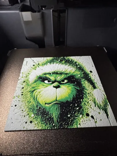 Graffiti Grinch Hueforge by 3Ree Printing MakerWorld: Download Free 3D ...