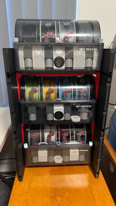 AMS Stacking System Roller Edition by RabidRabbit MakerWorld: Download ...