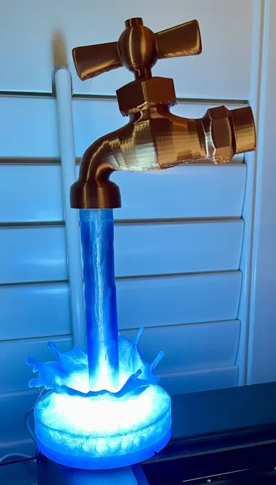 Faucet of Light 幻流之光 - Water Tap Shaped Night Light by Layerse_3D ...