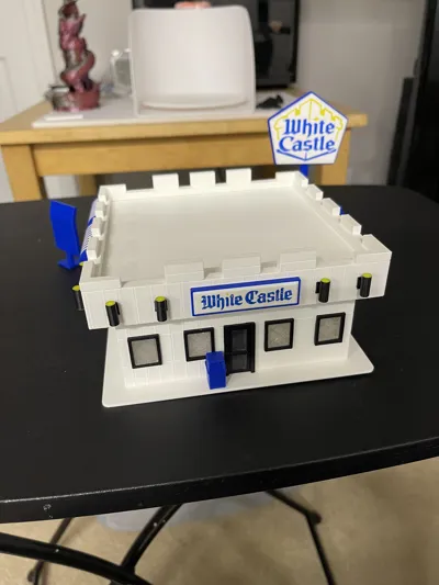 White Castle Restaurant Model Set by LAYRLAB MakerWorld: Download Free ...