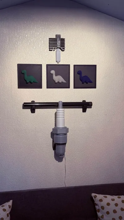 Original Spark Plug Lamp by KristenForge MakerWorld: Download Free 3D ...