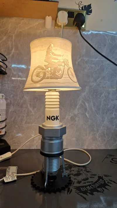 Original Spark Plug Lamp - Free 3D Print Model - MakerWorld