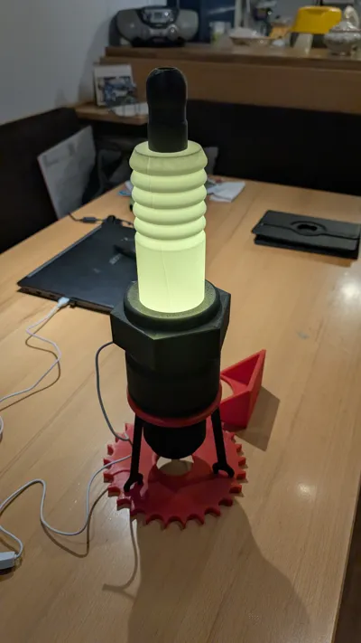 Original Spark Plug Lamp - Free 3D Print Model - MakerWorld