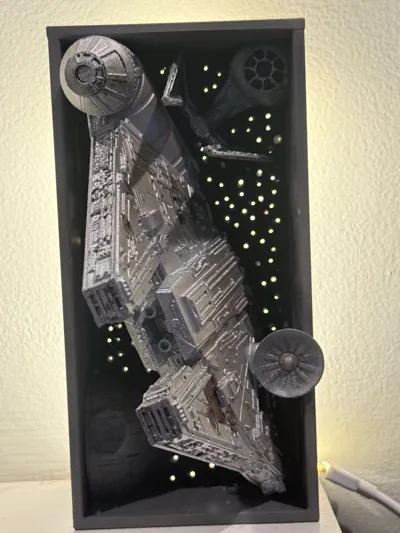 Star Wars Book Nook and Wall Mount by Treddigineer MakerWorld: Download ...