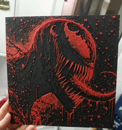 Venom In The Rain - Free 3D Print Model - MakerWorld