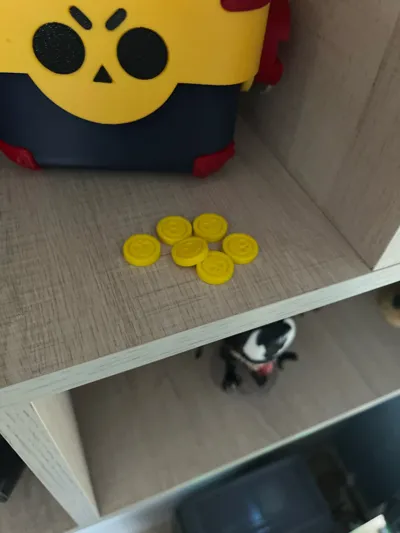 Brawl Stars Coin - Free 3D Print Model - MakerWorld