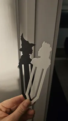 Wicked - Elphaba and Glinda - Bookmarks by Shlomi G MakerWorld ...