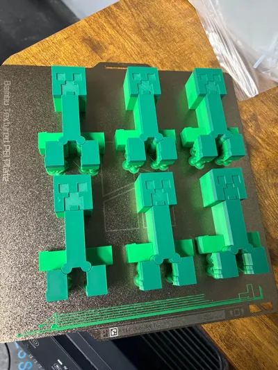 Articulated Minecraft Creeper: Print-In-Place by Delphant MakerWorld ...
