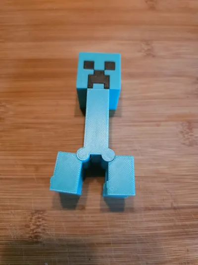 Articulated Minecraft Creeper: Print-In-Place by DelphantMakerWorld ...