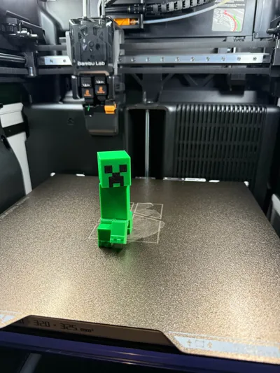 Articulated Minecraft Creeper: Print-In-Place by Delphant MakerWorld ...