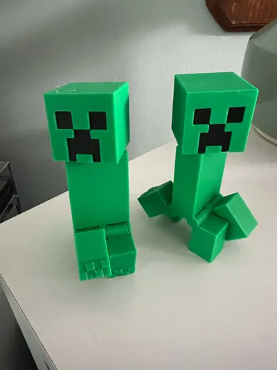 Articulated Minecraft Creeper: Print-In-Place by Delphant MakerWorld ...