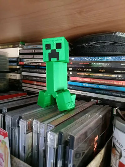 Articulated Minecraft Creeper: Print-In-Place by Delphant MakerWorld ...