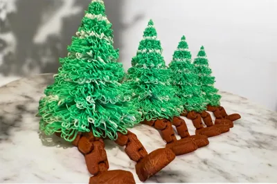 Christmas tree with legs by Loomio MakerWorld: Download Free 3D Models