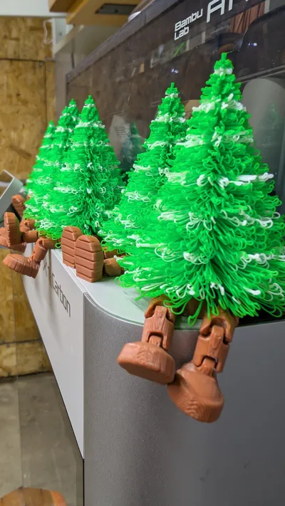 Christmas tree with legs by Loomio MakerWorld: Download Free 3D Models