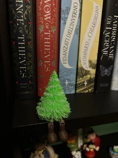 Christmas tree with legs - Free 3D Print Model - MakerWorld