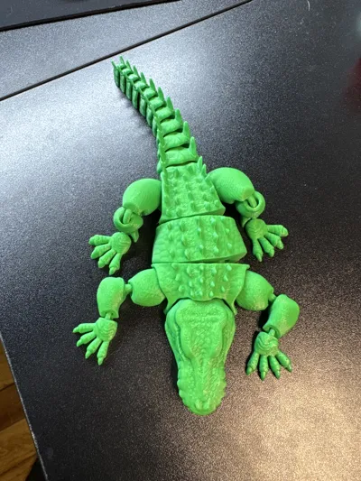 Swamp King: Articulated Gator! by TomczukCustoms MakerWorld: Download ...