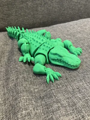 Swamp King: Articulated Gator! by TomczukCustoms MakerWorld: Download ...