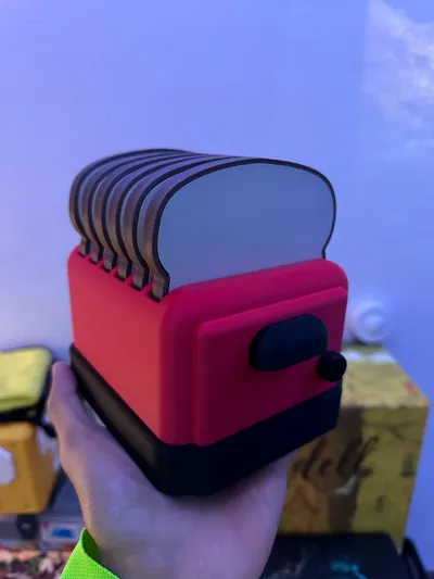 Coaster Toaster by tadad1 MakerWorld: Download Free 3D Models