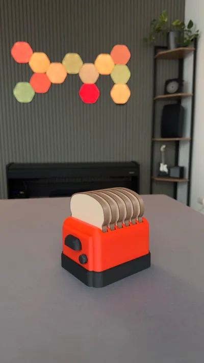 Coaster Toaster by tadad1 MakerWorld: Download Free 3D Models