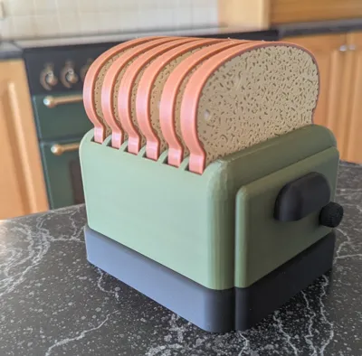 Coaster Toaster by tadad1 MakerWorld: Download Free 3D Models