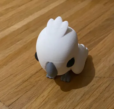 Articulated Baby Parrot (Toy + Keychain) - Free 3D Print Model - MakerWorld