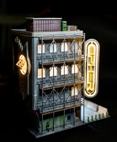 Cyberpunk Dice Tower - High Detail Illuminated Model by MaKim ...
