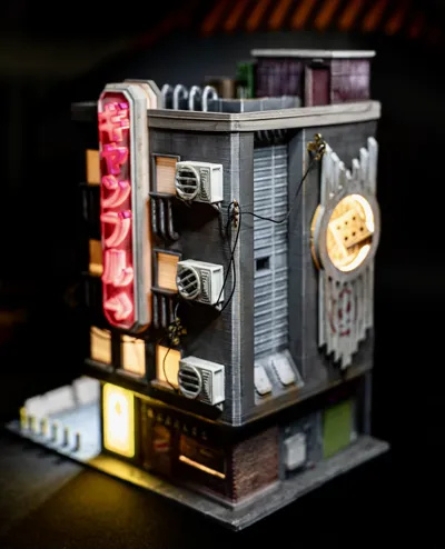 Cyberpunk Dice Tower - High Detail Illuminated Model by MaKim ...