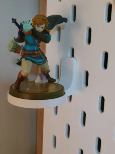 Amiibo Base - IKEA Skadis Accessories - Free 3D Print Model - MakerWorld