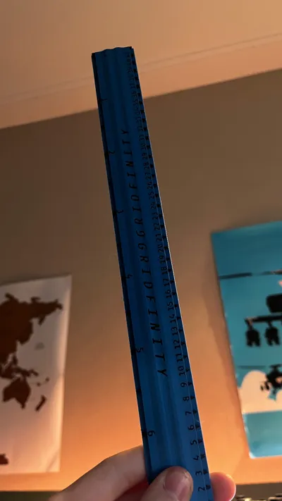 Gridfinity Ruler Classic [7 Unit Length] by engineering by coincidence ...