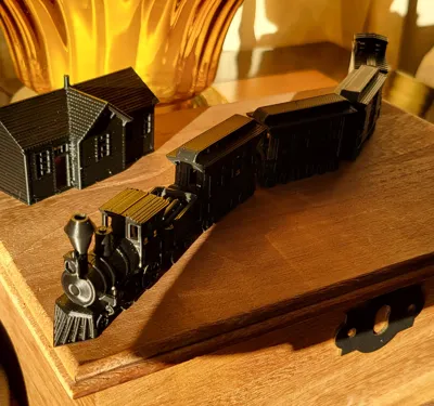 Simplified western locomotive as print in place by vandragon_de ...