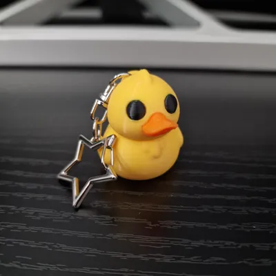 Cute Duck with Feet & Keychain - No Supports - Free 3D Print Model ...