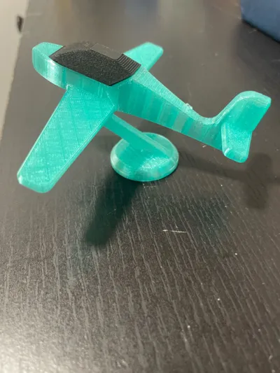 Inertia-following Glider Airplane Ornament Toy by Noke MakerWorld: Download Free 3D Models