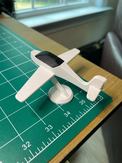 Inertia-following Glider Airplane Ornament Toy by Noke MakerWorld: Download Free 3D Models