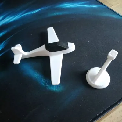 Inertia-following Glider Airplane Ornament Toy by Noke MakerWorld: Download Free 3D Models