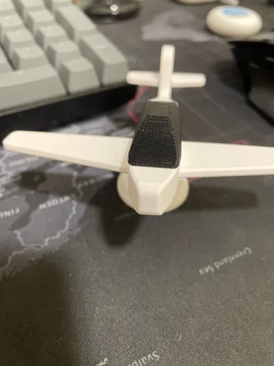 Inertia-following Glider Airplane Ornament Toy by Noke MakerWorld: Download Free 3D Models