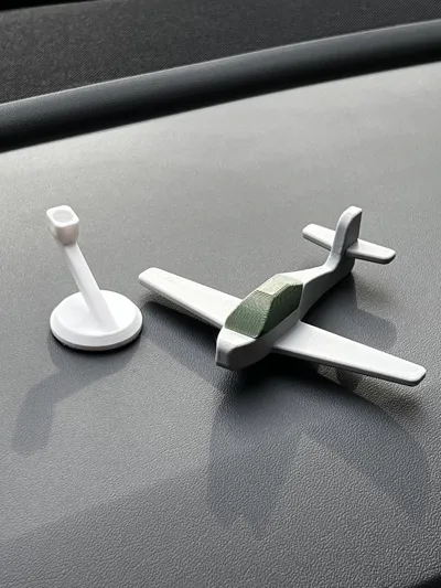 Inertia-following Glider Airplane Ornament Toy by Noke MakerWorld: Download Free 3D Models