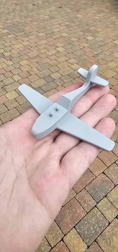 Inertia-following Glider Airplane Ornament Toy by Noke MakerWorld: Download Free 3D Models