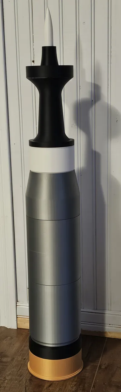 M1 Abrams Tank's Mighty 120mm Round | Full Size - Free 3D Print Model ...