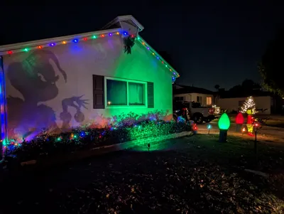 The Grinch with Ornament - Christmas Shadow Caster by Quantum Print ...